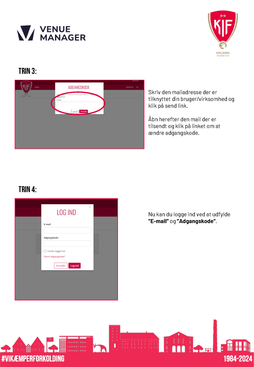 Guide billetsystem - KIF Kolding